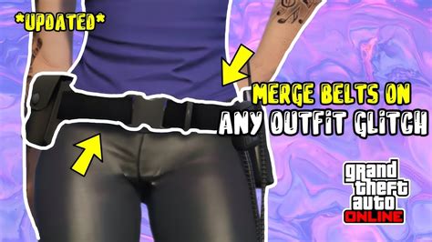How To Get BELT ON ANY OUTFIT Glitch GTA 5 ONLINE UPDATED Patch 1 64