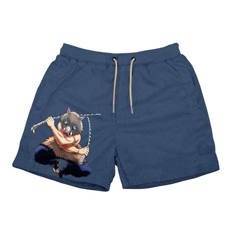 Badubg Аниме шорти Harajuku Beach Short Pants Simple Style Devil Fruit