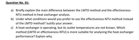 Solved Question No 01 A ﻿briefly Explain The Main