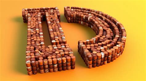 Chocolate Chips An Edible Alphabet Chip Letters And Symbols In 3d Illustration Backgrounds 