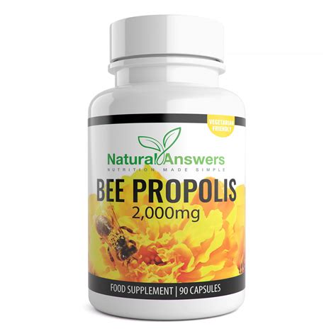 Bee Propolis Mg Capsules Natural Answers