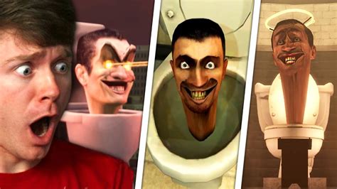 Reacting To Skibidi Toilet Videos Cursed Shorts Youtube