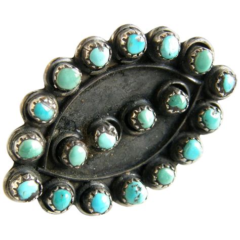 Customizable Native American Turquoise Ring Sterling Silver Womens