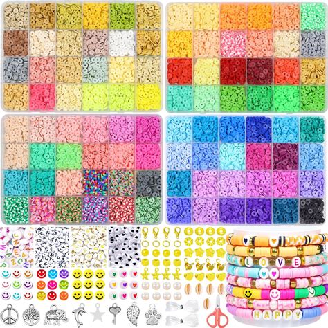 96 Colori 12300 Pezzi Perline Per Braccialetti 6mm Perline Per