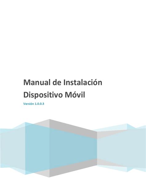 Manual Instalación Aplicación Móvil Pdf Microsoft Windows Archivo