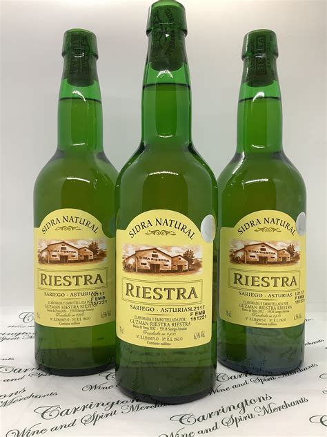 Riestra Sidra Natural Asturias 65vol 70cl — Carringtons Fine Wines