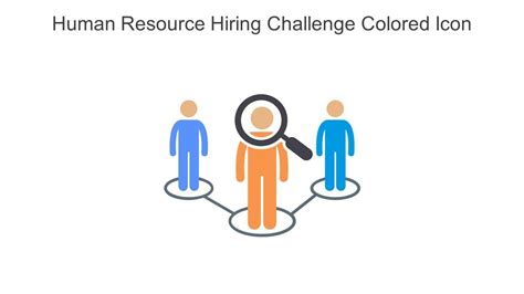 Human Resource Hiring Challenge Colored Icon In Powerpoint Pptx Png And Editable Eps Format Ppt