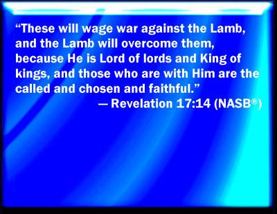 Bible Verse Powerpoint Slides For Revelation 17 14
