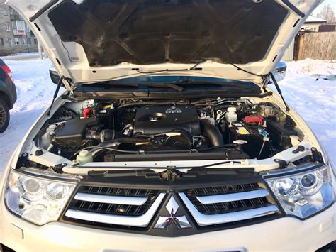 Упоры капота RIVAL — Mitsubishi Pajero Sport (2G), 2,5 л, 2015 года ...