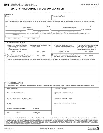 21 Statutory Declaration Form Immigration Free To Edit Download