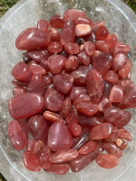 Rhodochrosite Tumbled Crystal Gem Quality Peru New Moon Beginnings