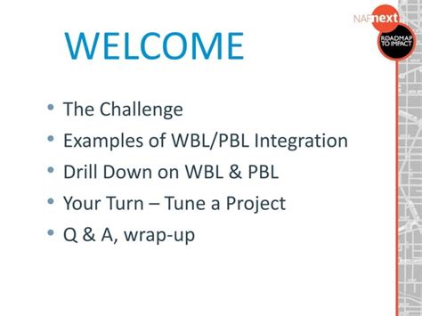 Work Based Learning Through Project Based Learning Pptx