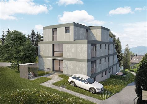 Neubau 3D Visualisierung MFH Hoengg STOMEO