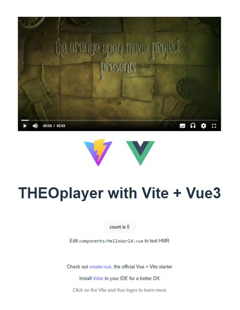 THEOplayer Player App Example With Vue Js 3 LiveInstantly LLC