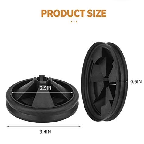 Garbage Disposal Splash Guard 2 Pack Upgraded Epdm Rubber 3 3 8 For Insinkerator