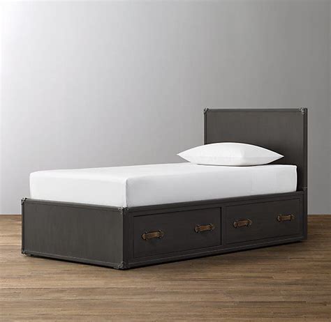 Купить Кровать с 2 ящиками для хранения от Reloft Изголовье кровати Кровать с местом для