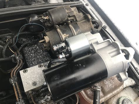 Замена стартера 1 1кв на 1 8кв с дизеля — Audi 80 B4 2 л 1994 года