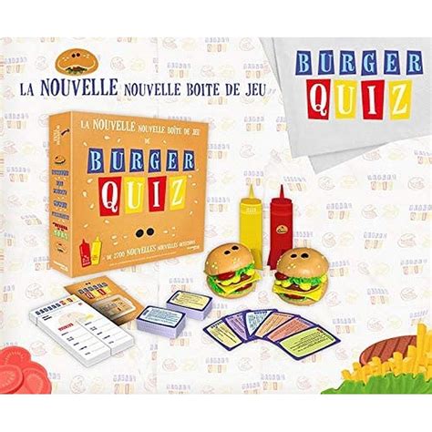 Jeu Burger Quiz V Jouets Fr