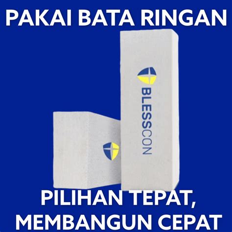 Jual Bata Ringan Blesscon Loco Pabrik Tebal 10cm Shopee Indonesia