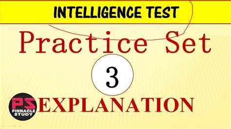 Intelligence Test And Answers Intelligence Test Question And