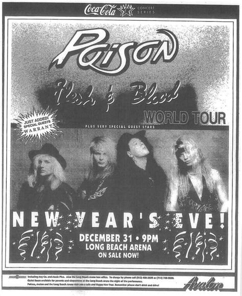 POISON TOURDATES 1990