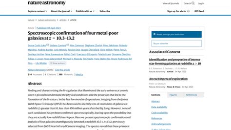 観測史上最古の銀河をジェイムズ・ウェッブ宇宙望遠鏡が発見、ビッグバンからわずか3億2000万年後に誕生した可能性 Gigazine