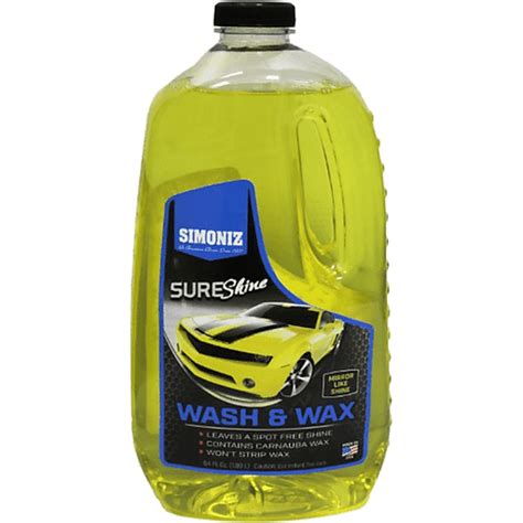 Simoniz Sure Shine Car Wash And Wax 64 Oz Automotive Cost U Less