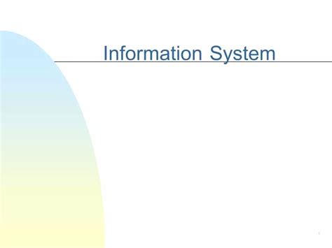 PPT Information System PowerPoint Presentation Free Download ID 7080317