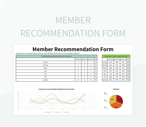 Free Member Recommendation Templates For Google Sheets And Microsoft