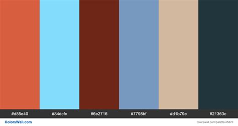 Colorswall On Twitter Web Ui Uidesign Design Colors D85e40 84dcfc