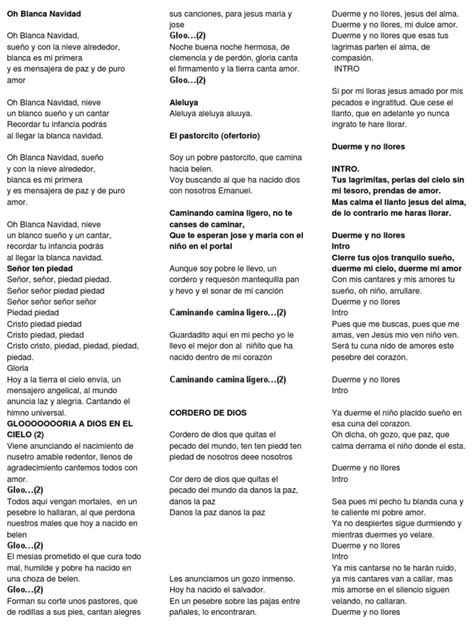 Cantos Para Misa De Navidad Pdf Navidad Misa Liturgia