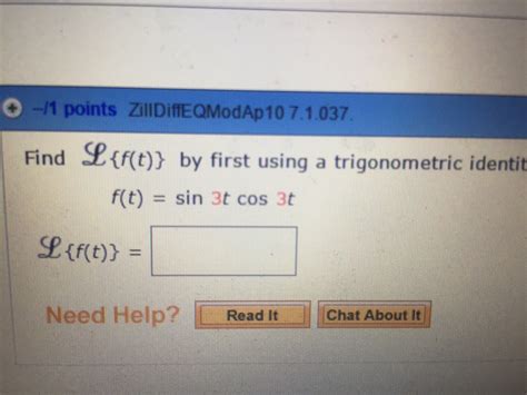 solved find l{f t } by first using a trigonometric