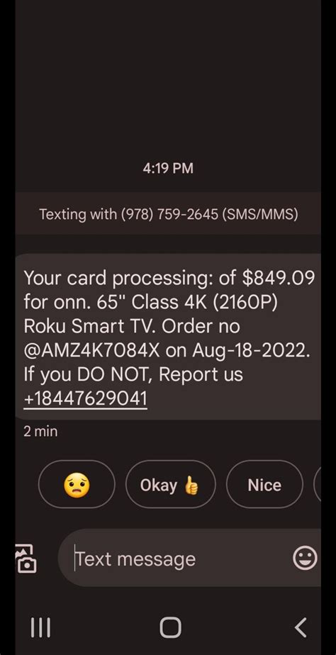 Amazon Text Message Scam 844 762 9041 Dead Numbers