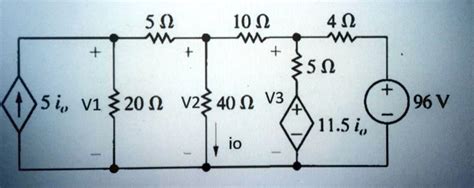 Solved A Find The V1 V2 And V3 Values By Using Nodal Analysis B