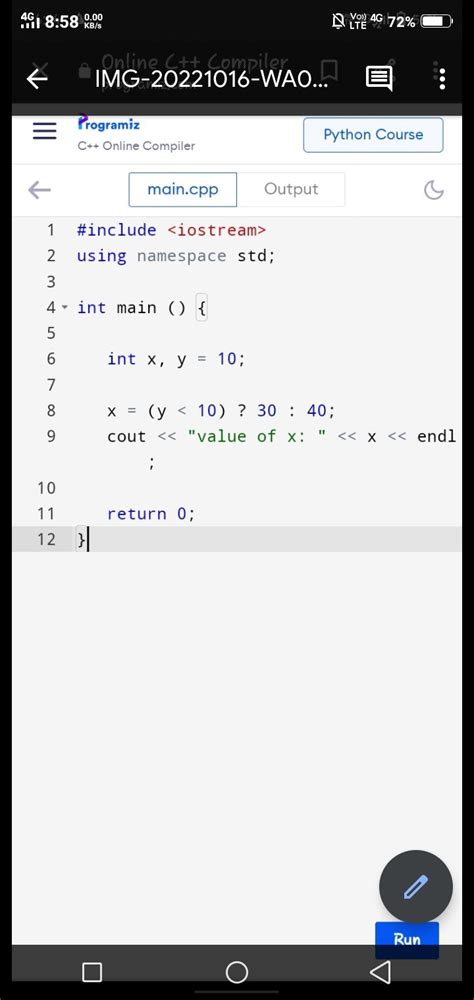 Menaka S On Linkedin Day 6 Work 1 Conditional Operators 2 Assignment Operators