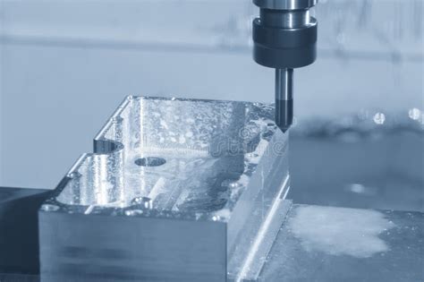 The Cnc Milling Machine Chamfer Cutting Aluminum Housing Part By