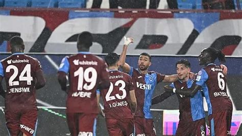 Trabzonspor Fatih Karagümrük ü 5 1 mağlup etti Son Dakika Spor