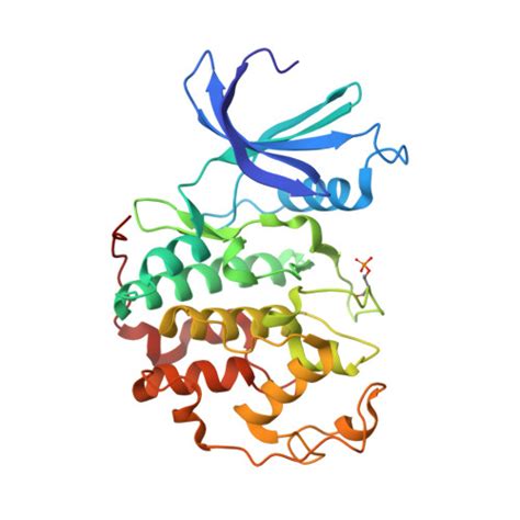Rcsb Pdb 2cch The Crystal Structure Of Cdk2 Cyclin A In Complex With A Substrate Peptide
