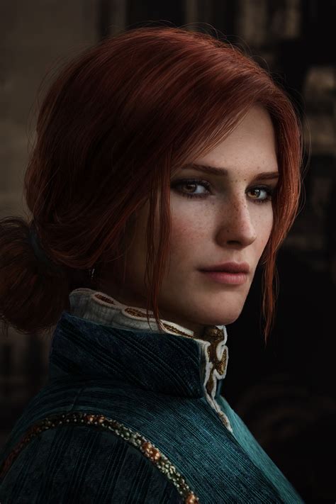 The Witcher 3 Wild Hunt Rpg Portrait Triss Merigold The Witcher