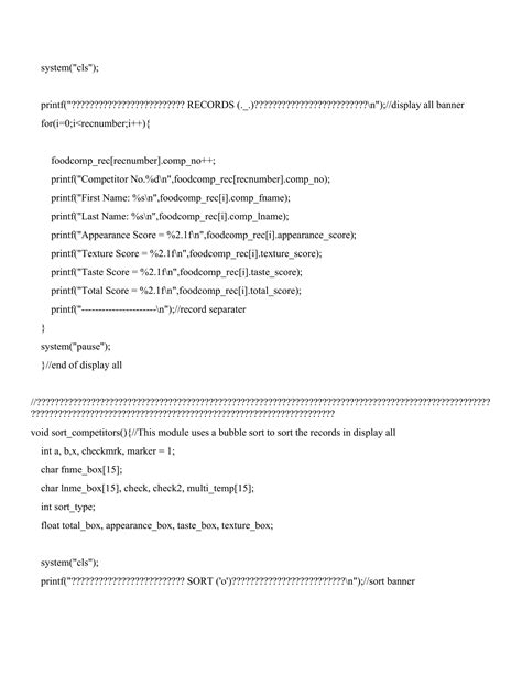 CAPE Unit1 Computer Science IA Sample Pdf