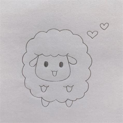 画绵羊儿童简笔画作品简单（高清11张） 简笔画图片大全