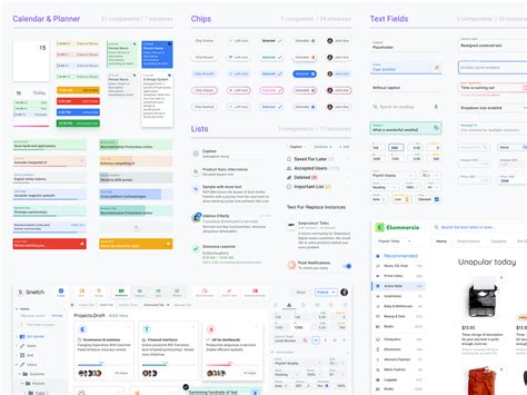 React Ui Kit Drawer Design Templates By Roman Kamushken For Setproduct On Dribbble