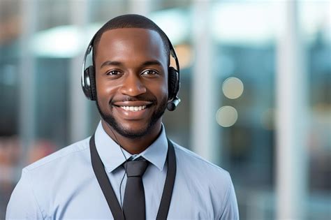 Call Center Operator Premium Ai Generated Image