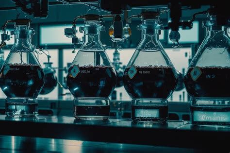 Premium Photo Chemical Synthesis Lab
