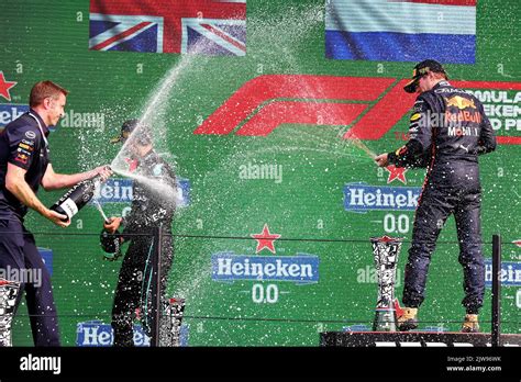 Race Winner Max Verstappen Nld Red Bull Racing Celebrates On The