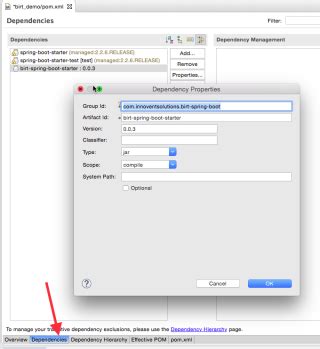 Getting Started With The Birt Spring Boot Starter