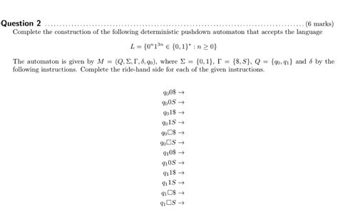 Solved Question 26 ﻿markscomplete The Construction Of The