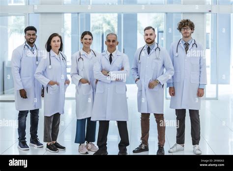 Group Of Experienced Doctors From Different Of Filed Working Together
