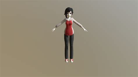 Casual Ruby Rose Rwby 3d Model By Mindlessgonzo [1d74b6e] Sketchfab
