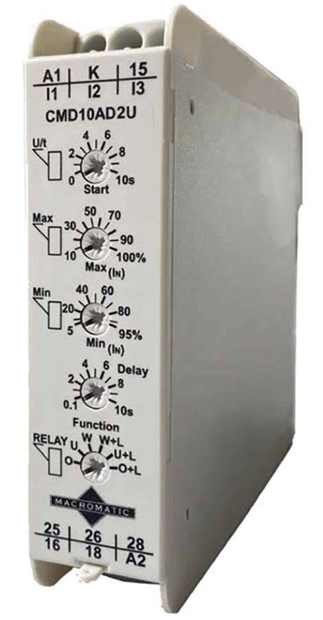 Macromatic Cmd10ad2u 24 240v Current Sensing Relay